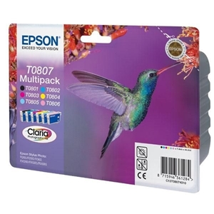 Epson Multipack 6-colours T0807 Claria Photographic Ink - Jimms.fi