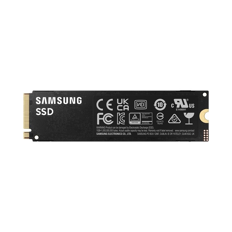 Samsung (Outlet) 2TB 990 PRO, PCIe 4.0 NVMe M.2 2280 SSD-levy, 7450/ ...